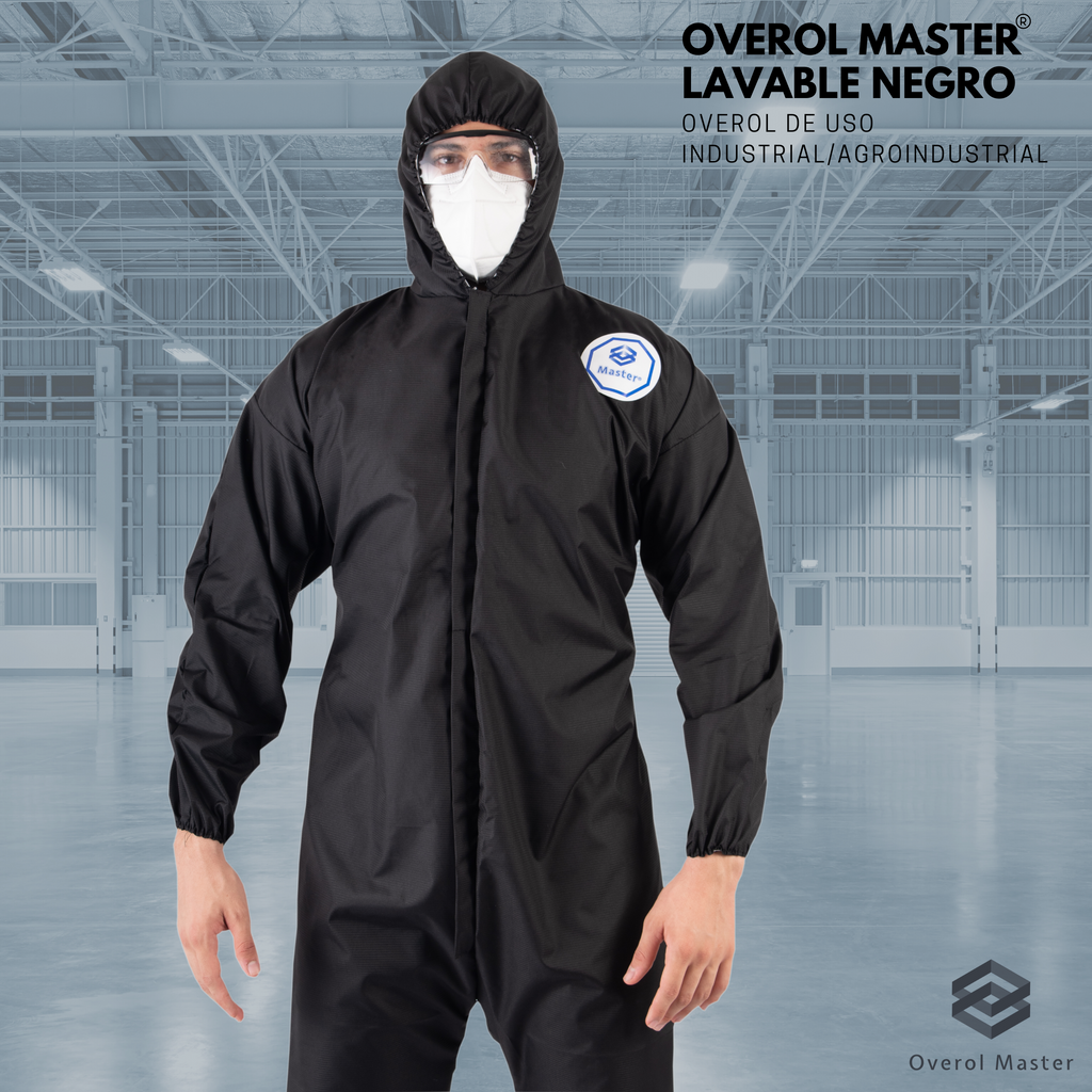 Overol Master Lavable Negro – Overol Master®