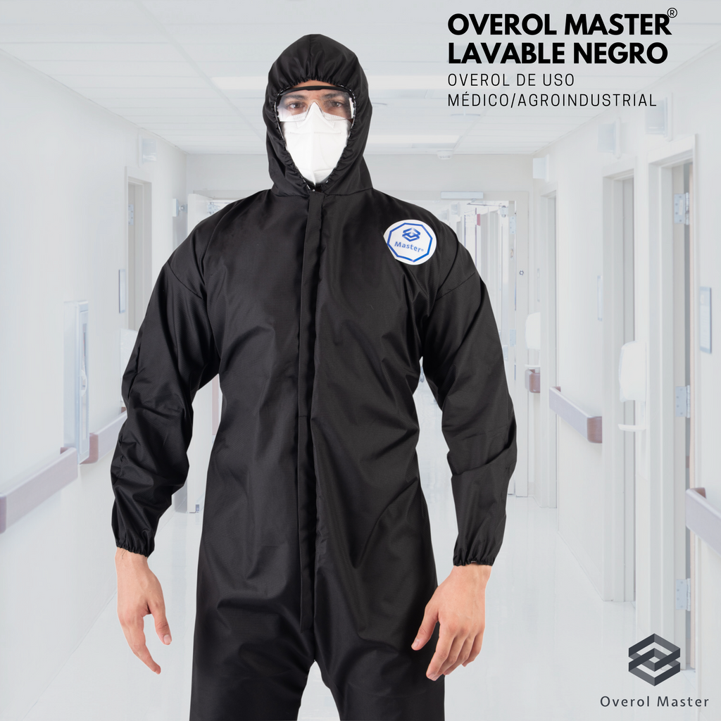 Overol Master Lavable Negro – Overol Master®