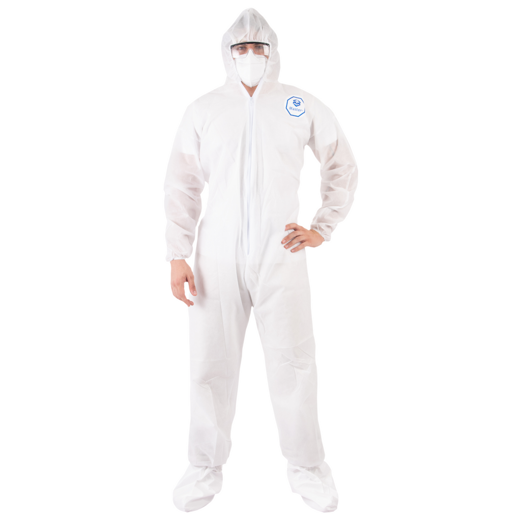 Overol Desechable Blanco Grado Hospitalario | Overol Master – Overol ...