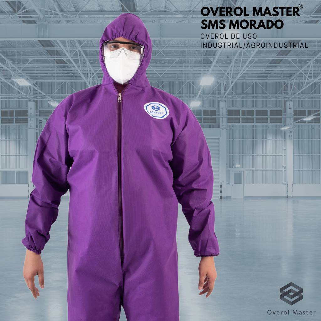 Overol Desechable Morado Grado Hospitalario | Overol Master – Overol ...