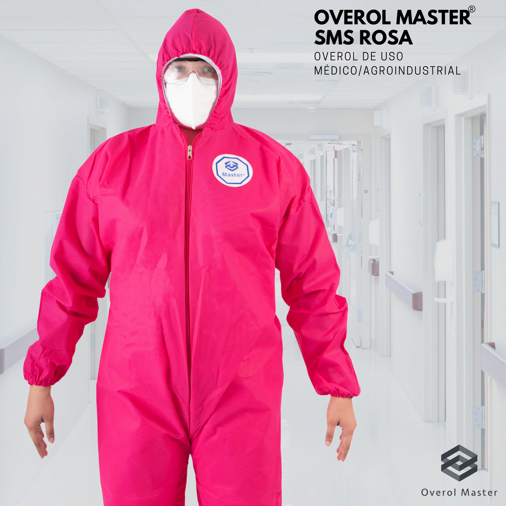 Overol Desechable Rosa Grado Hospitalario | Overol Master – Overol Master®