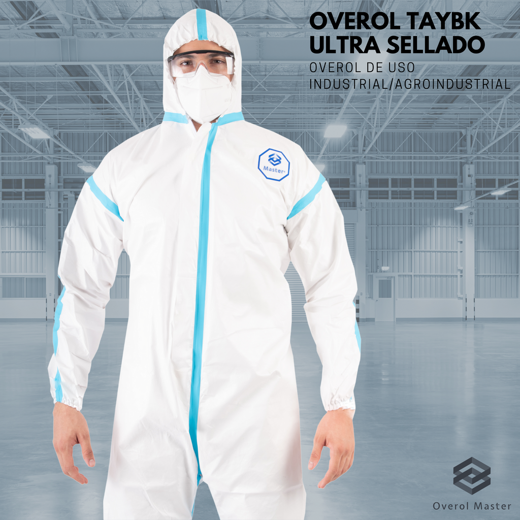 Overol Desechable TAYBK Ultra Sellado Laminado | Overol Master – Overol ...