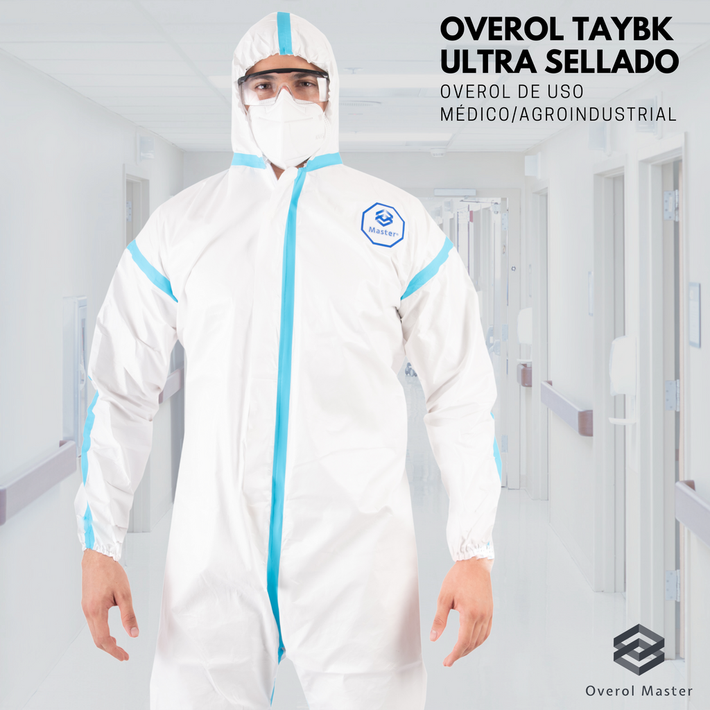 Overol Desechable TAYBK Ultra Sellado Laminado | Overol Master – Overol ...